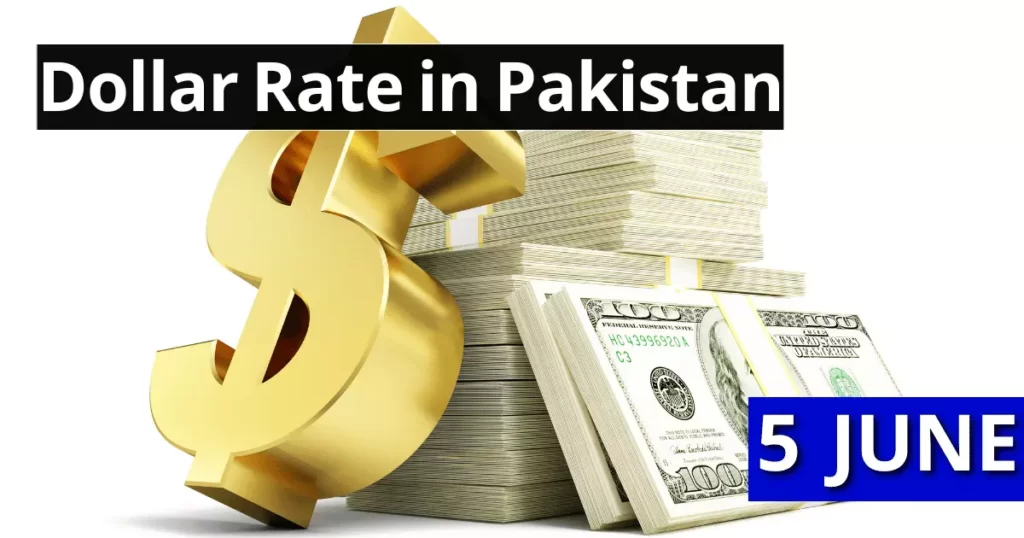 USD To PKR Dollar Rate In Pakistan 5 June 2023 USD To PKR Dollar Rate In Pakistan 5 June 2023